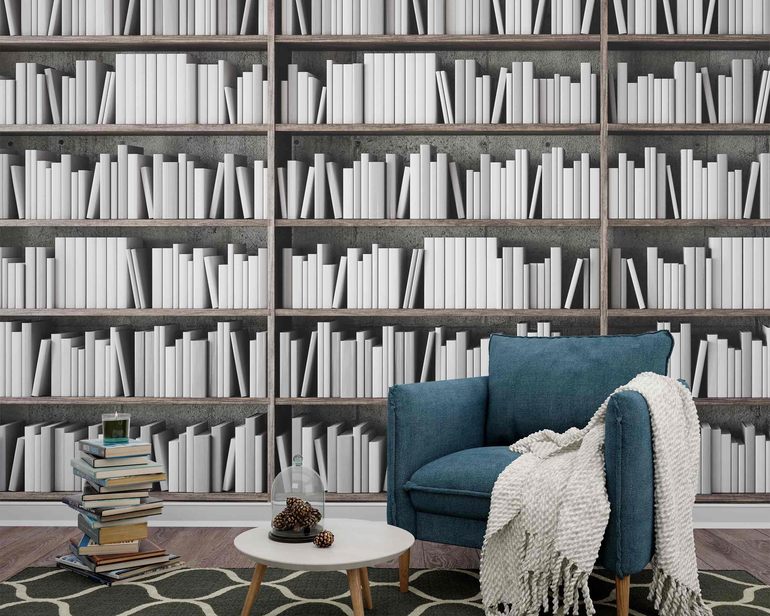 Books Wallpaper Design