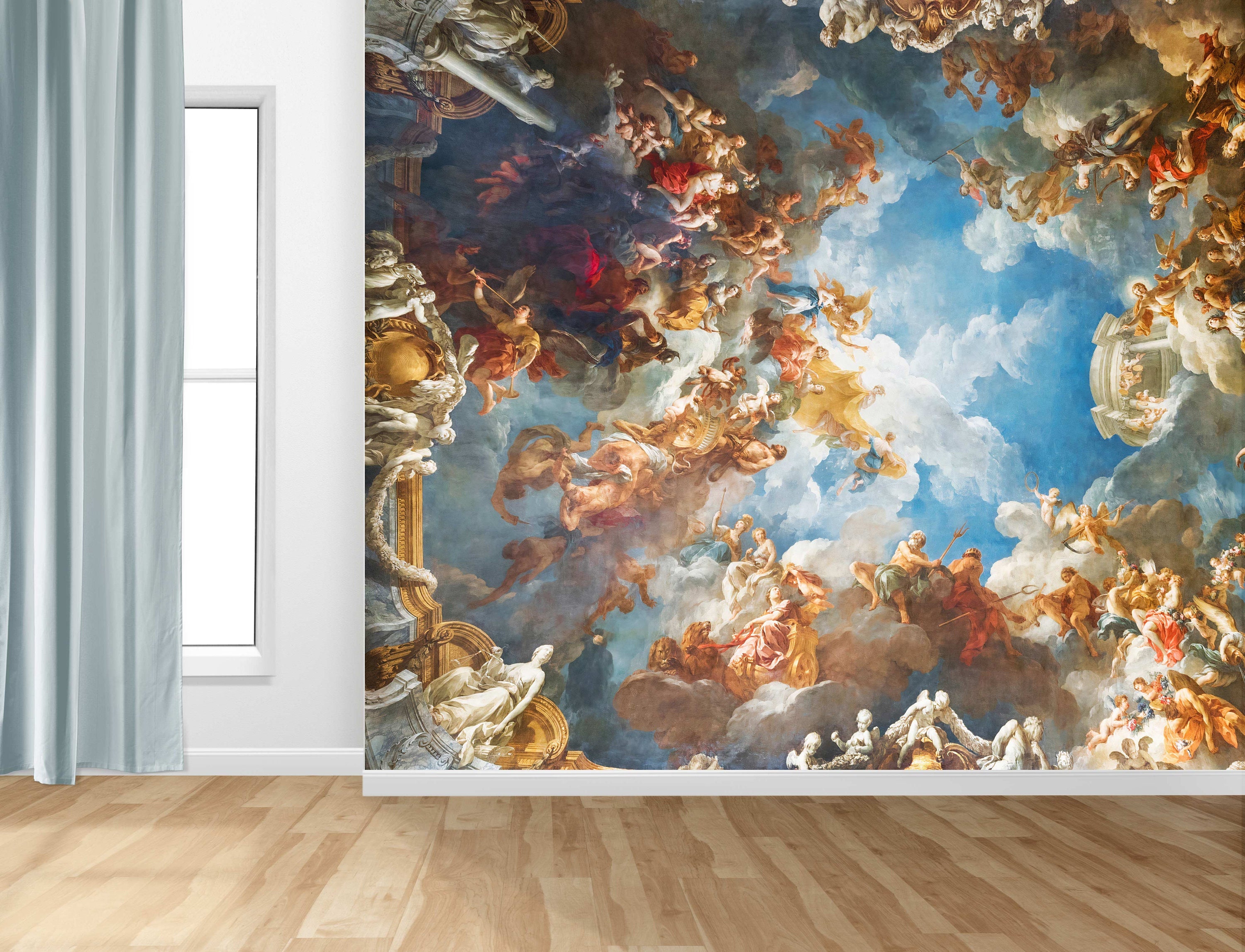 The Apotheosis of Hercules Panoramic Wall Decor Renaissance - Etsy