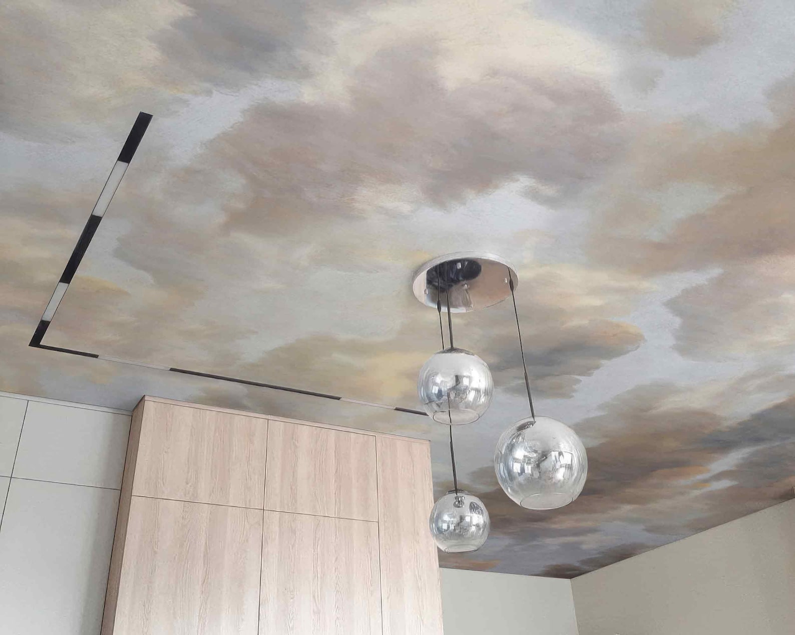 Сloud in Sky Wallpaper for the Ceiling Vintage Painting Fine Art Rself ...