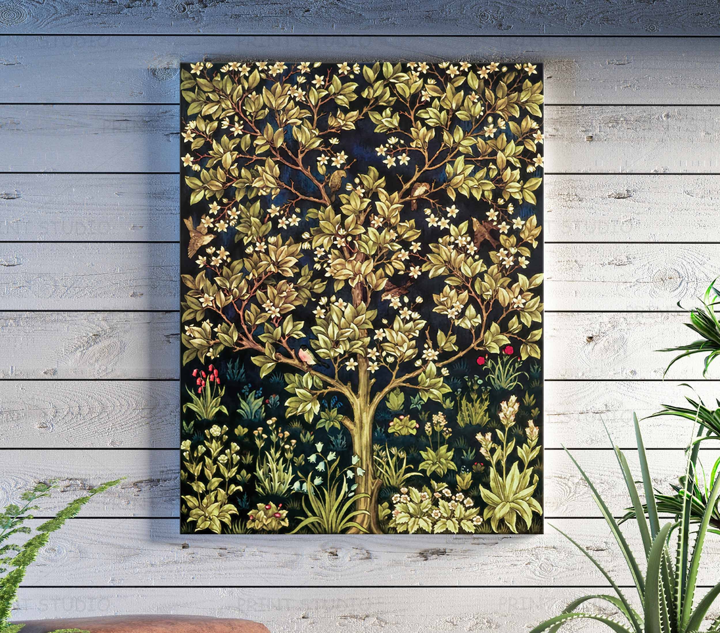 William Morris Tree of Life Art Print Vintage Morris Art Print | Etsy