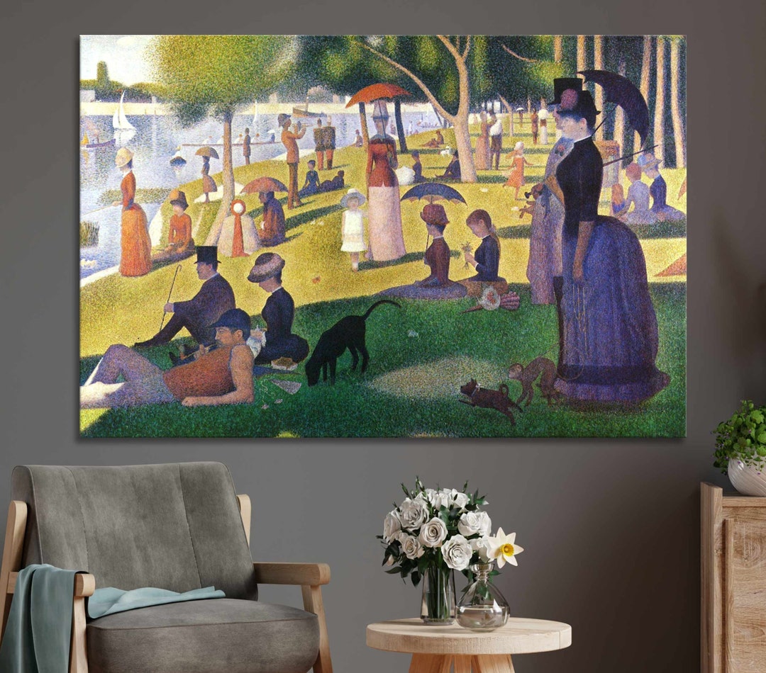 Georges Seurat A Sunday Afternoon on the Island of La Grande Jatte ...