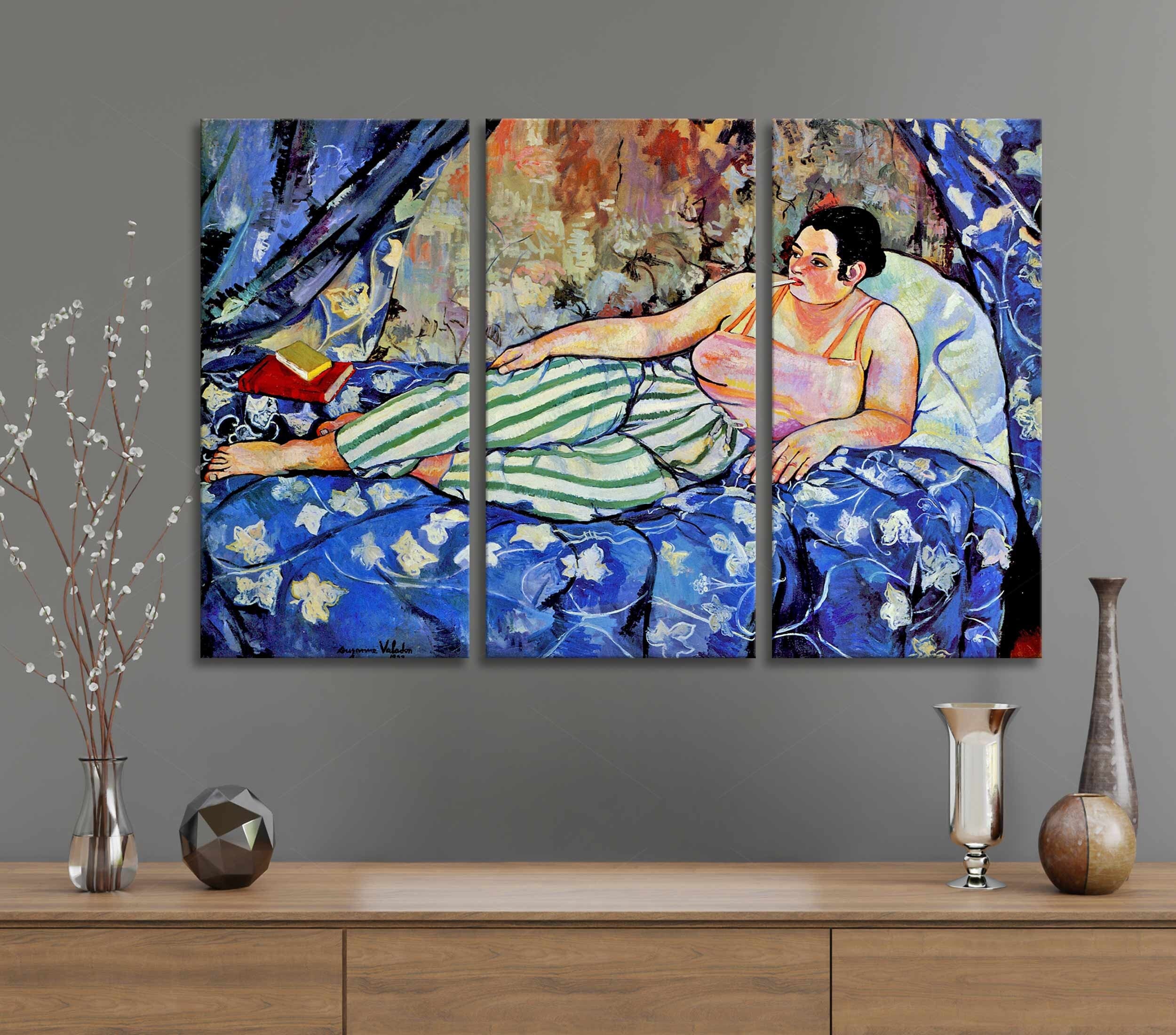 Suzanne Valadon the Blue Room Reproduction Print Exhibition Poster ...