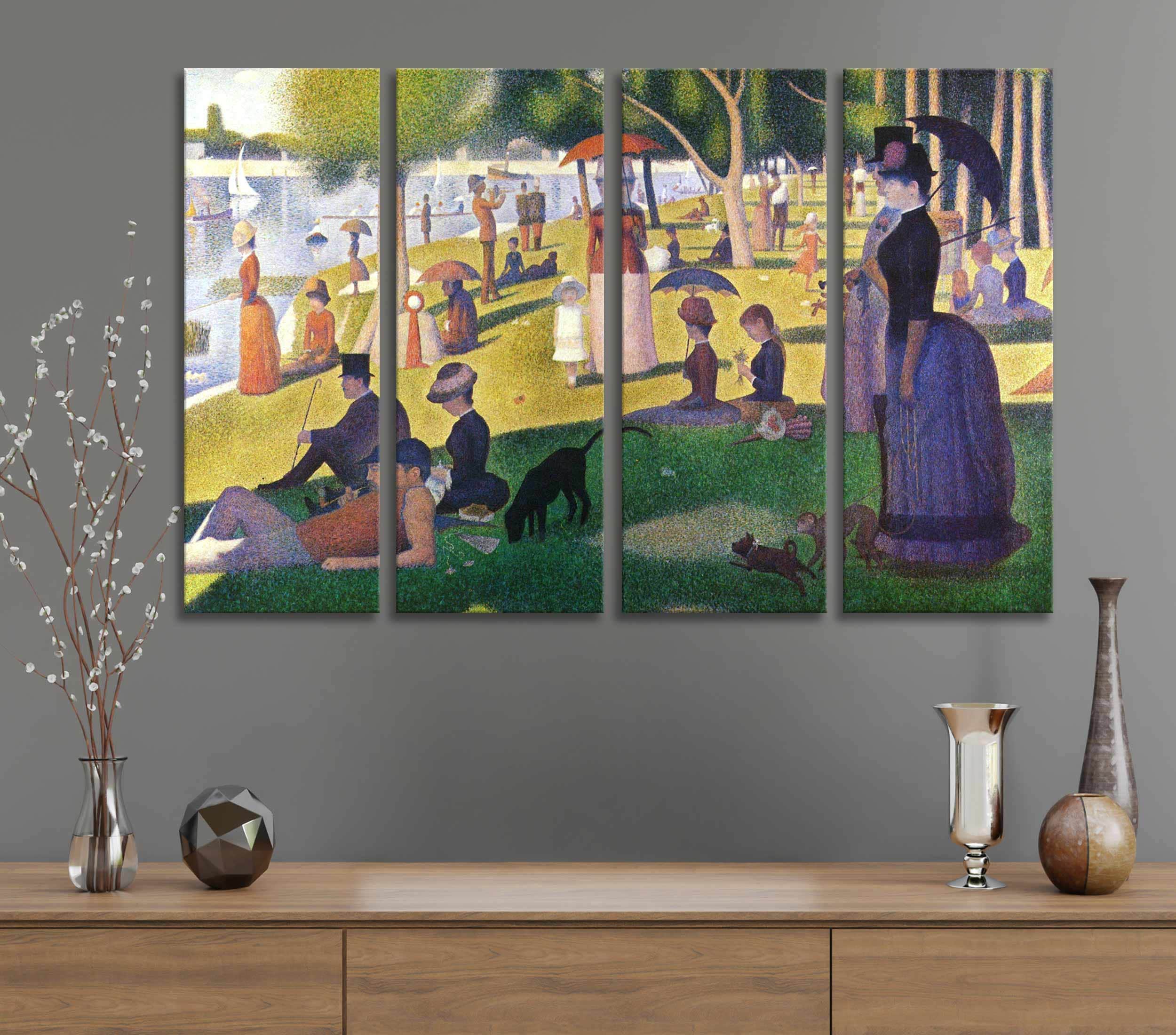 Georges Seurat A Sunday Afternoon on the Island of La Grande - Etsy