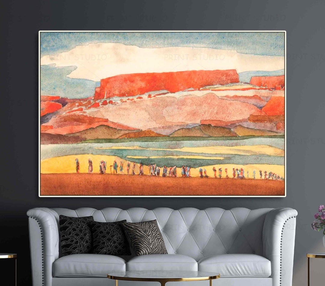 Migration Maynard Dixon American West Native Landscape Texas Picture ...