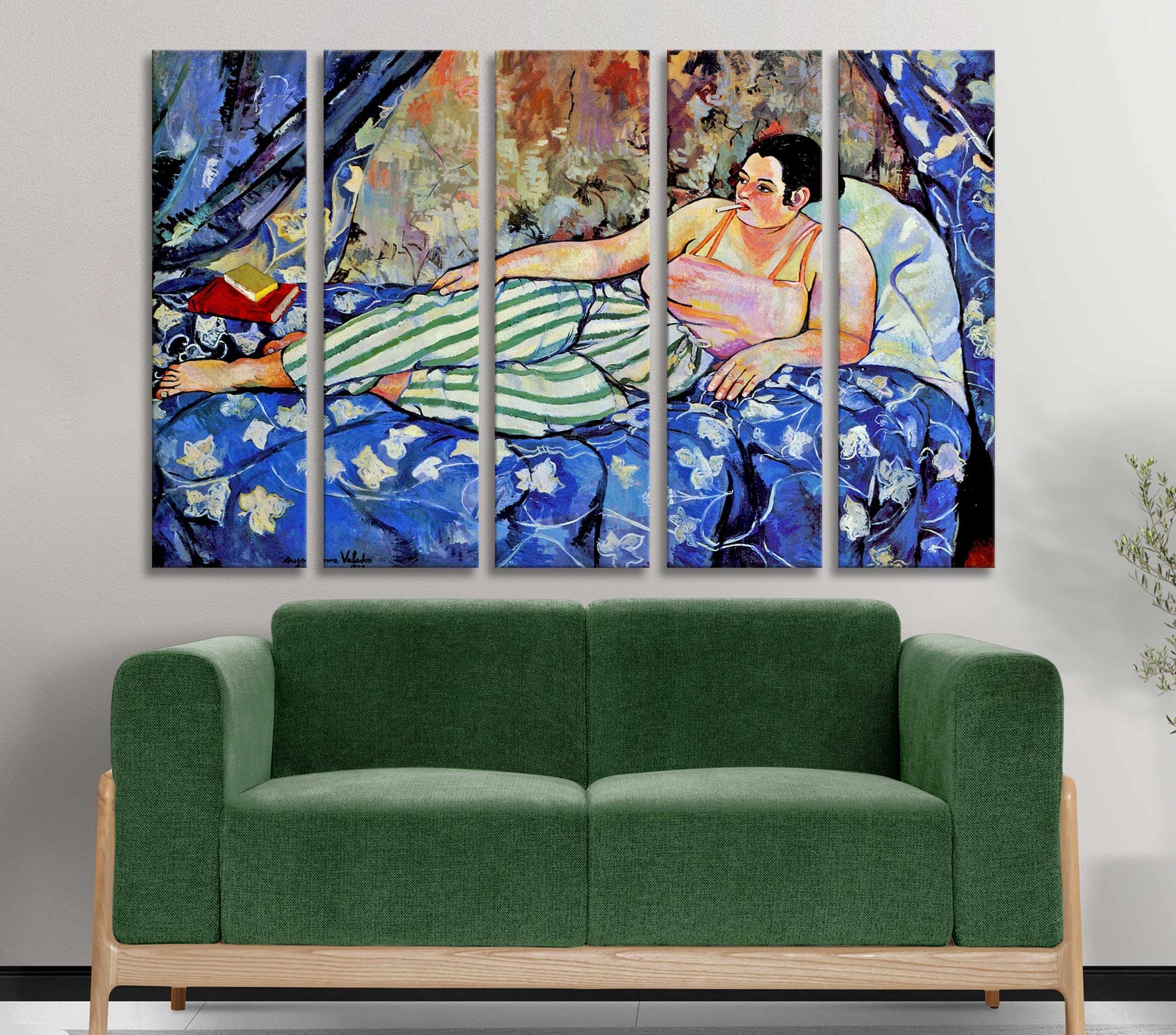 Suzanne Valadon the Blue Room Reproduction Print Exhibition Poster ...