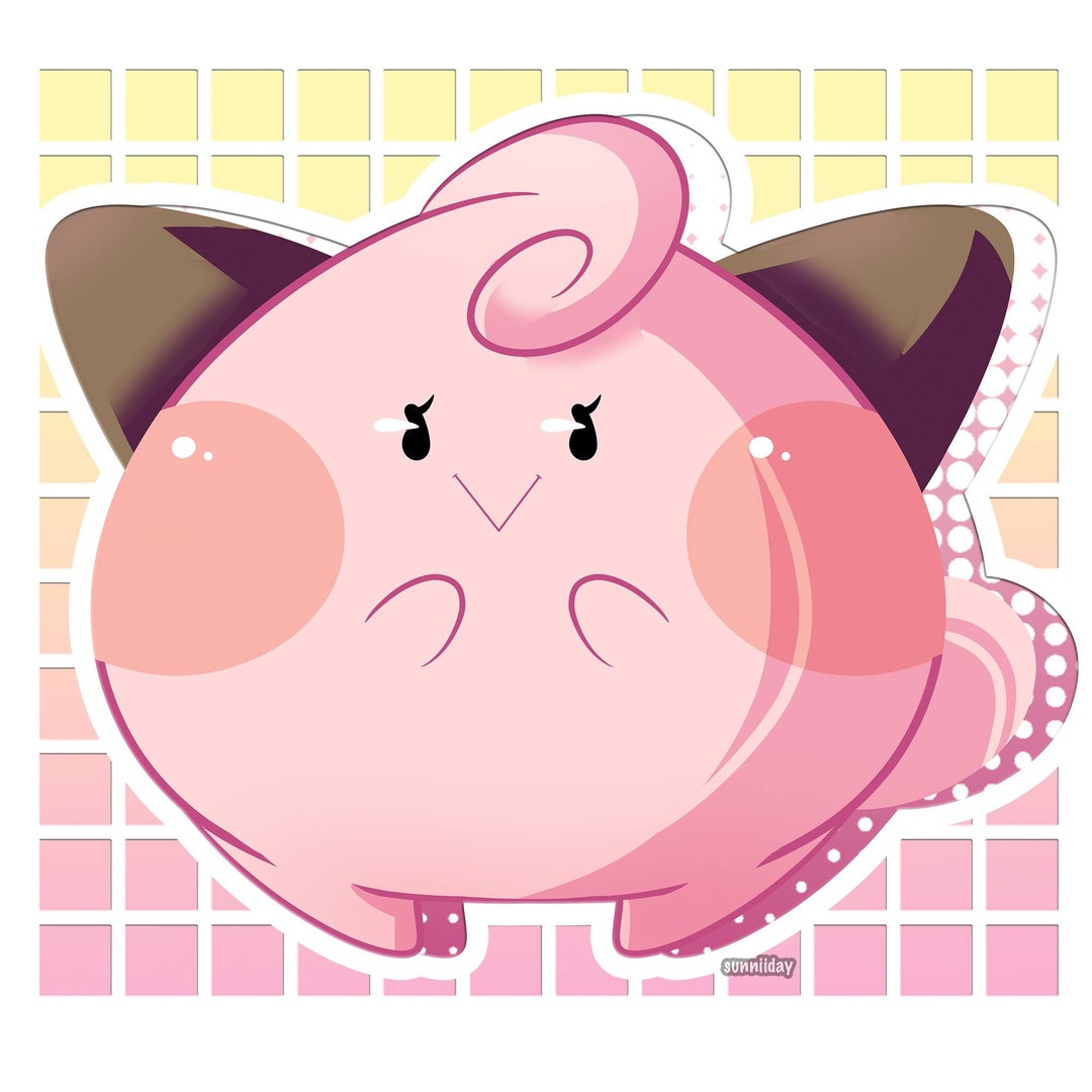 173 Cleffa: Sticker/magnet - Etsy