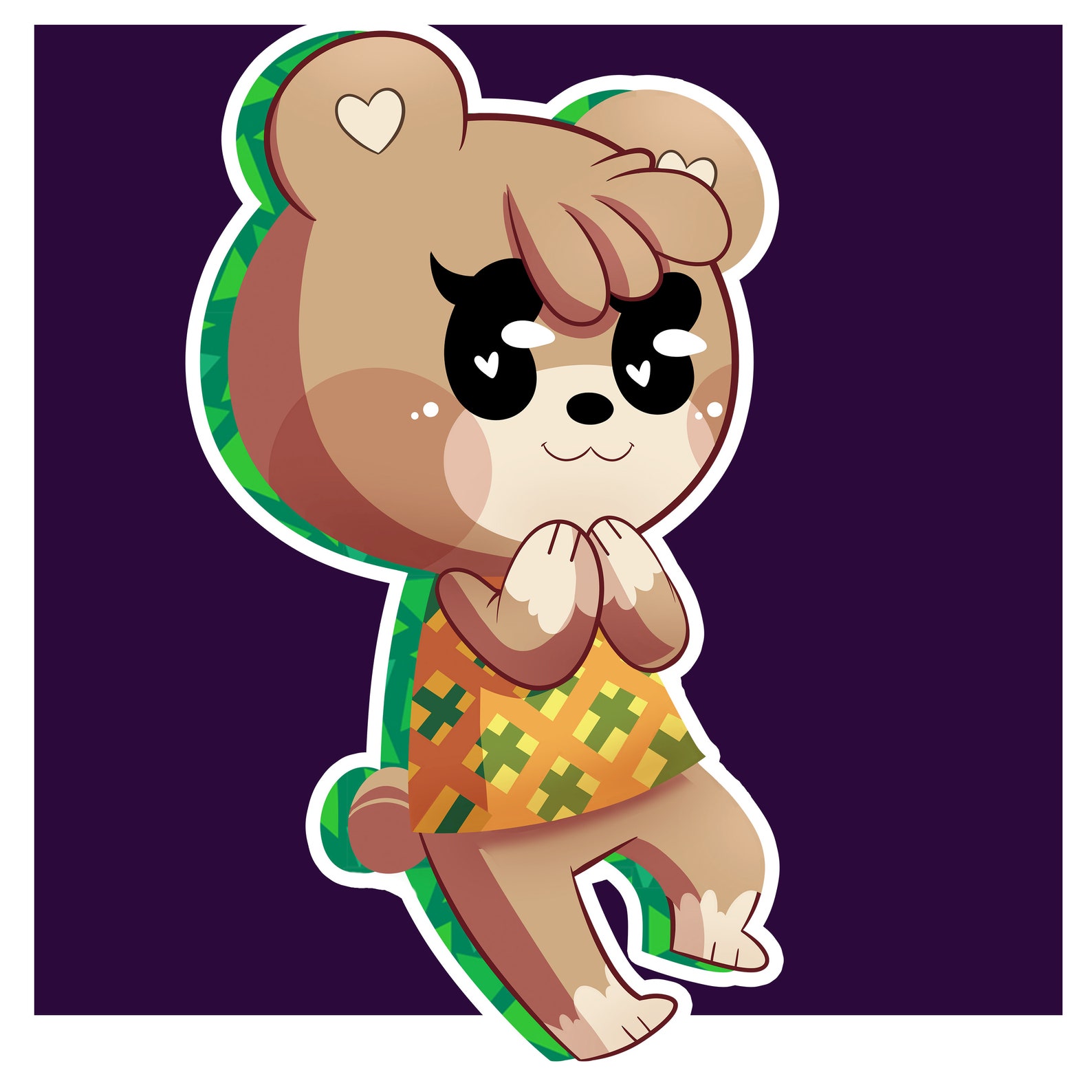 Animal Crossing Maple: Sticker/magnet - Etsy