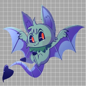 Neopets: Mutant Korbat || Sticker/magnet - Etsy