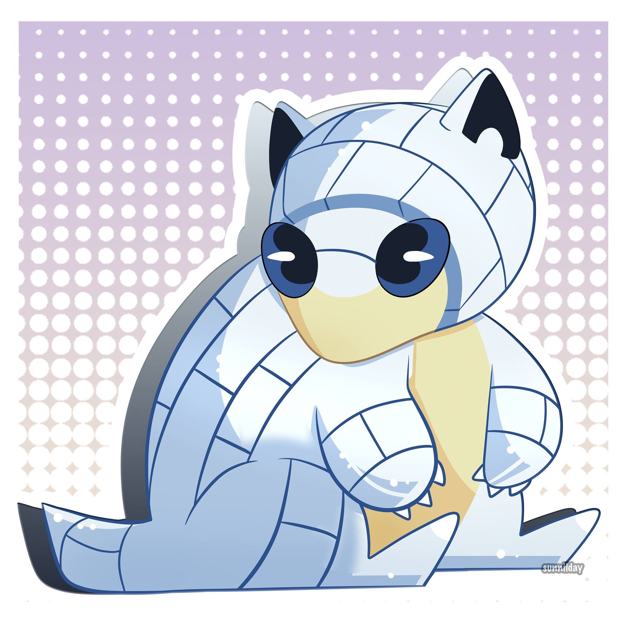 027-028 Sandshrew-sandslash: Sticker/magnet | Etsy