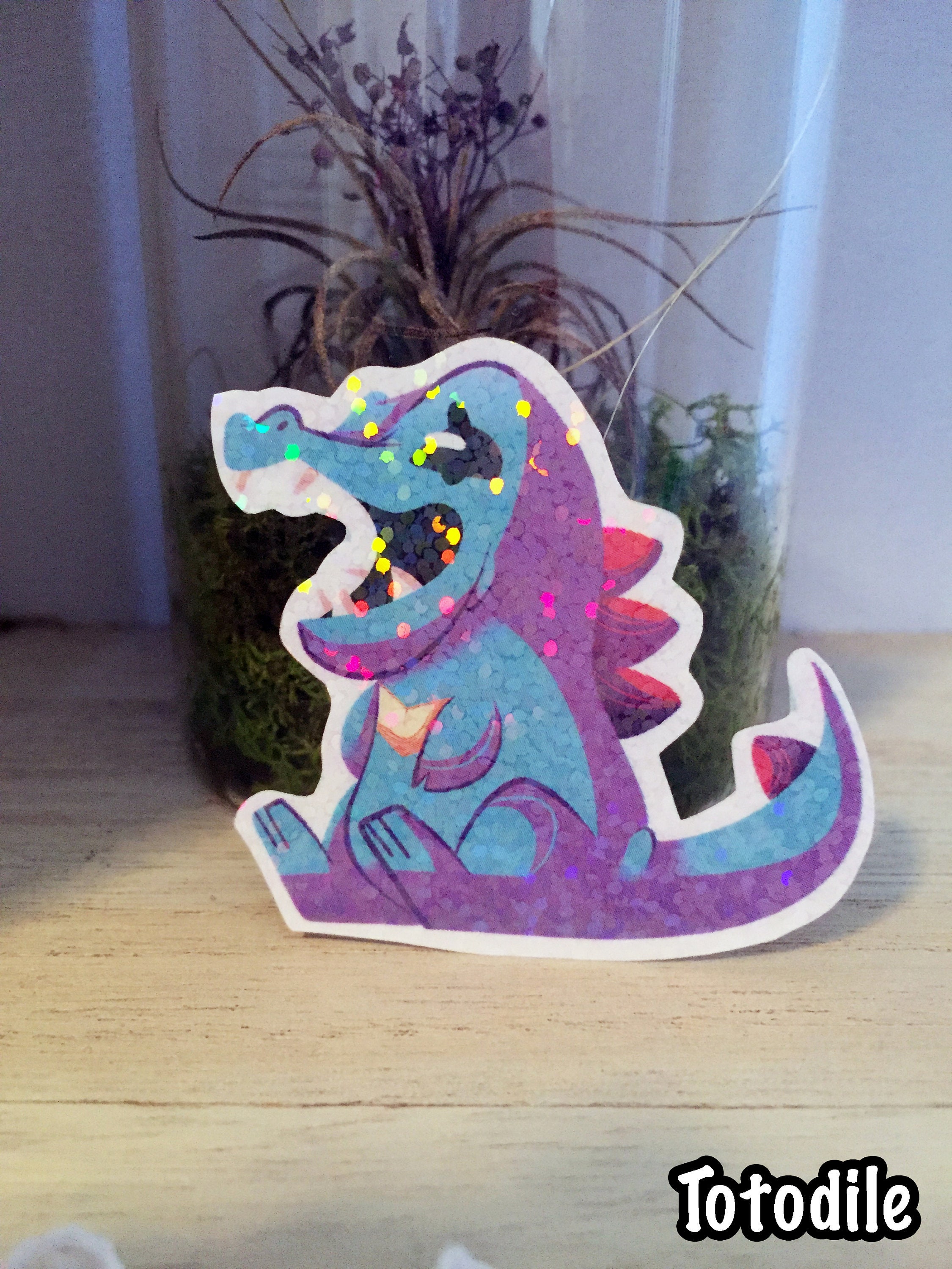 158 Totodile: Sticker - Etsy