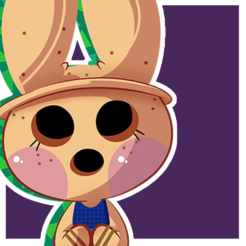 Animal Crossing Coco: Sticker/magnet - Etsy