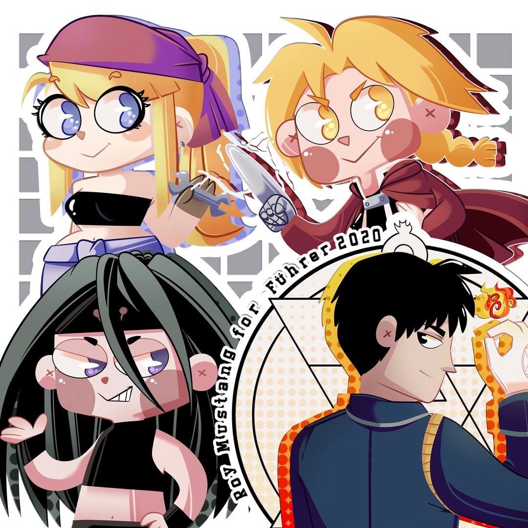 Fullmetal Alchemist: Sticker/print/magnet/charm - Etsy