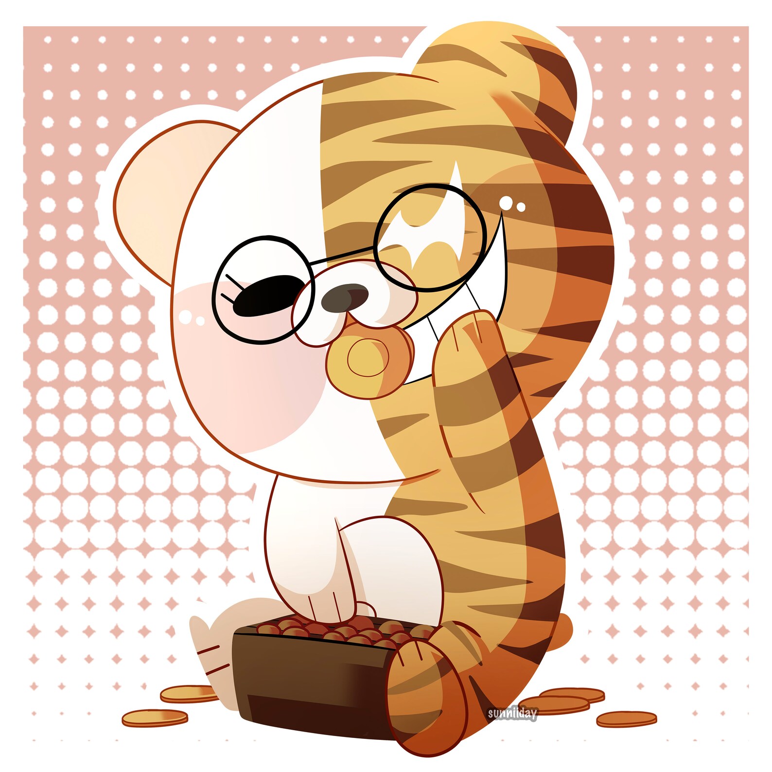 Monokubs: Stickermagnet | Etsy