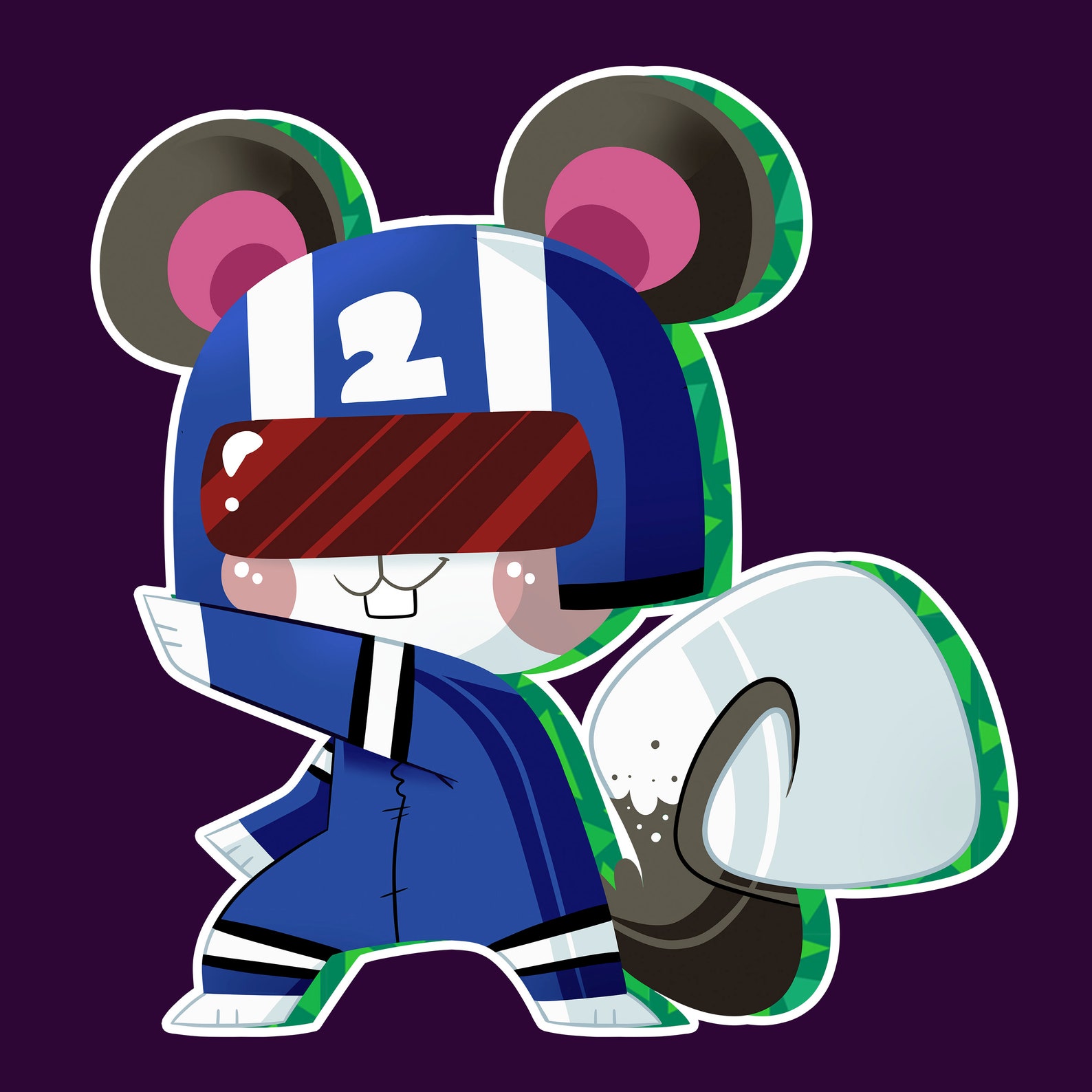 Animal Crossing Agent S: Sticker/magnet - Etsy