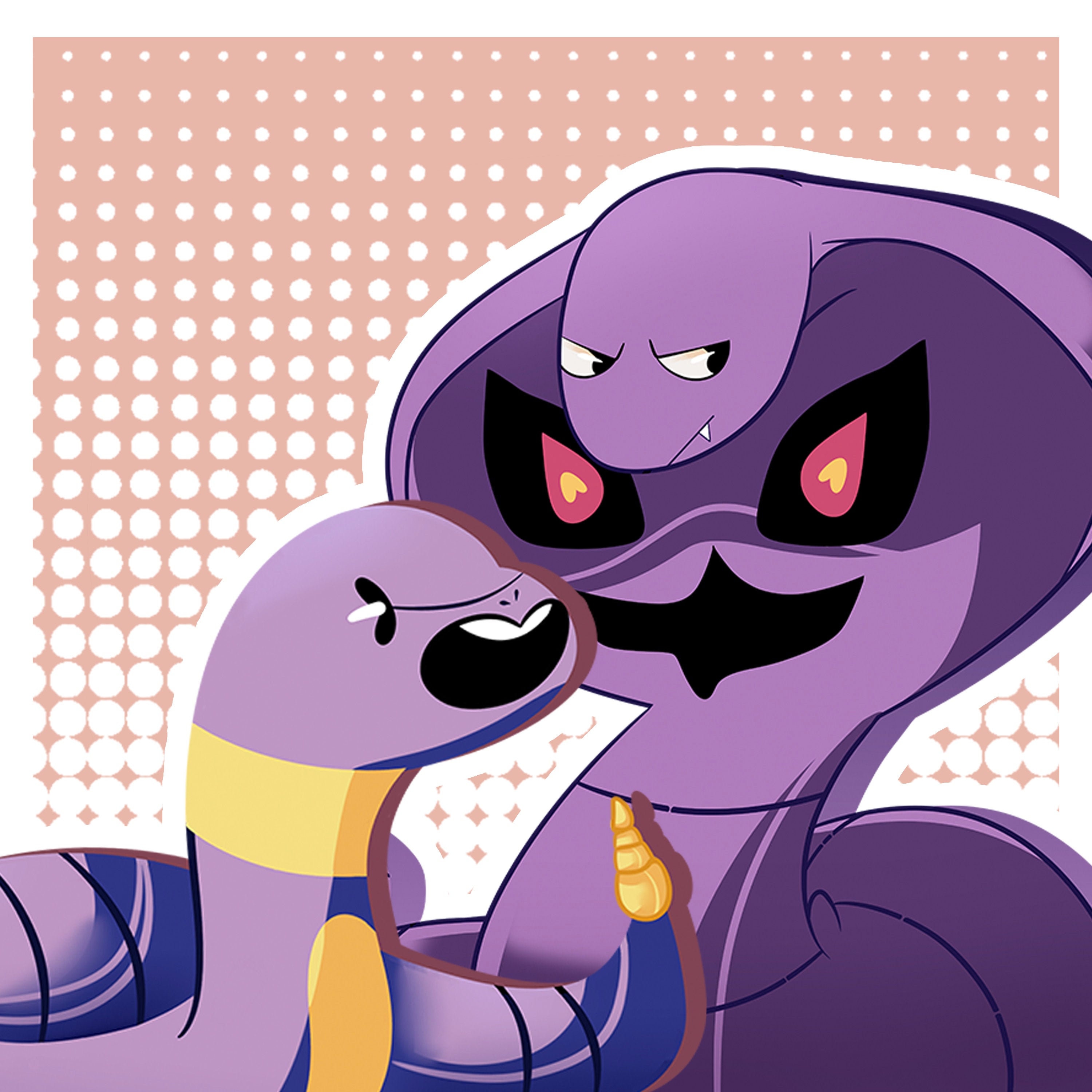 023-024 Ekans/arbok: Stickermagnet - Etsy