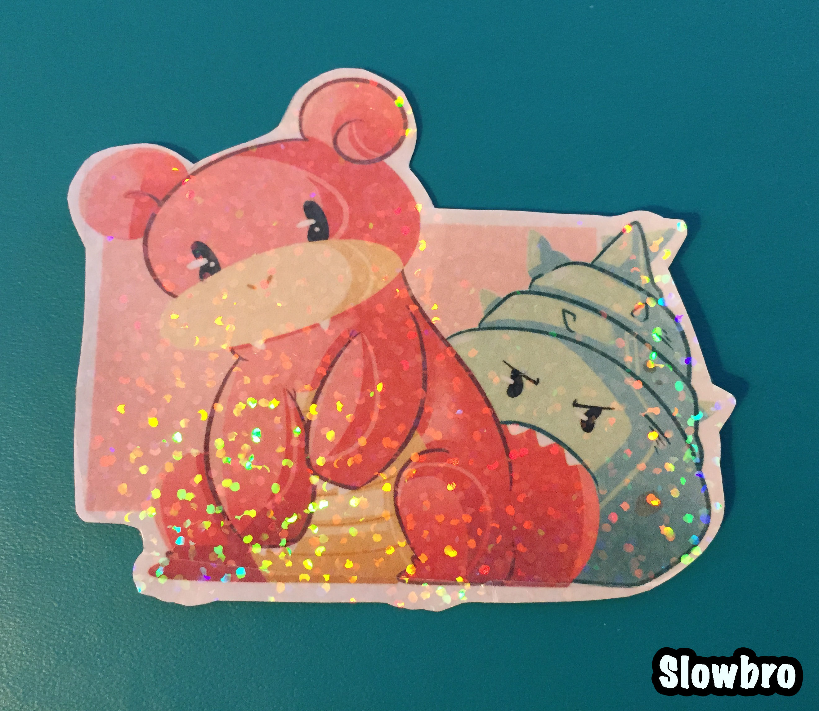 079-080 Slowpoke/Slowbro: sticker/magnet | Etsy