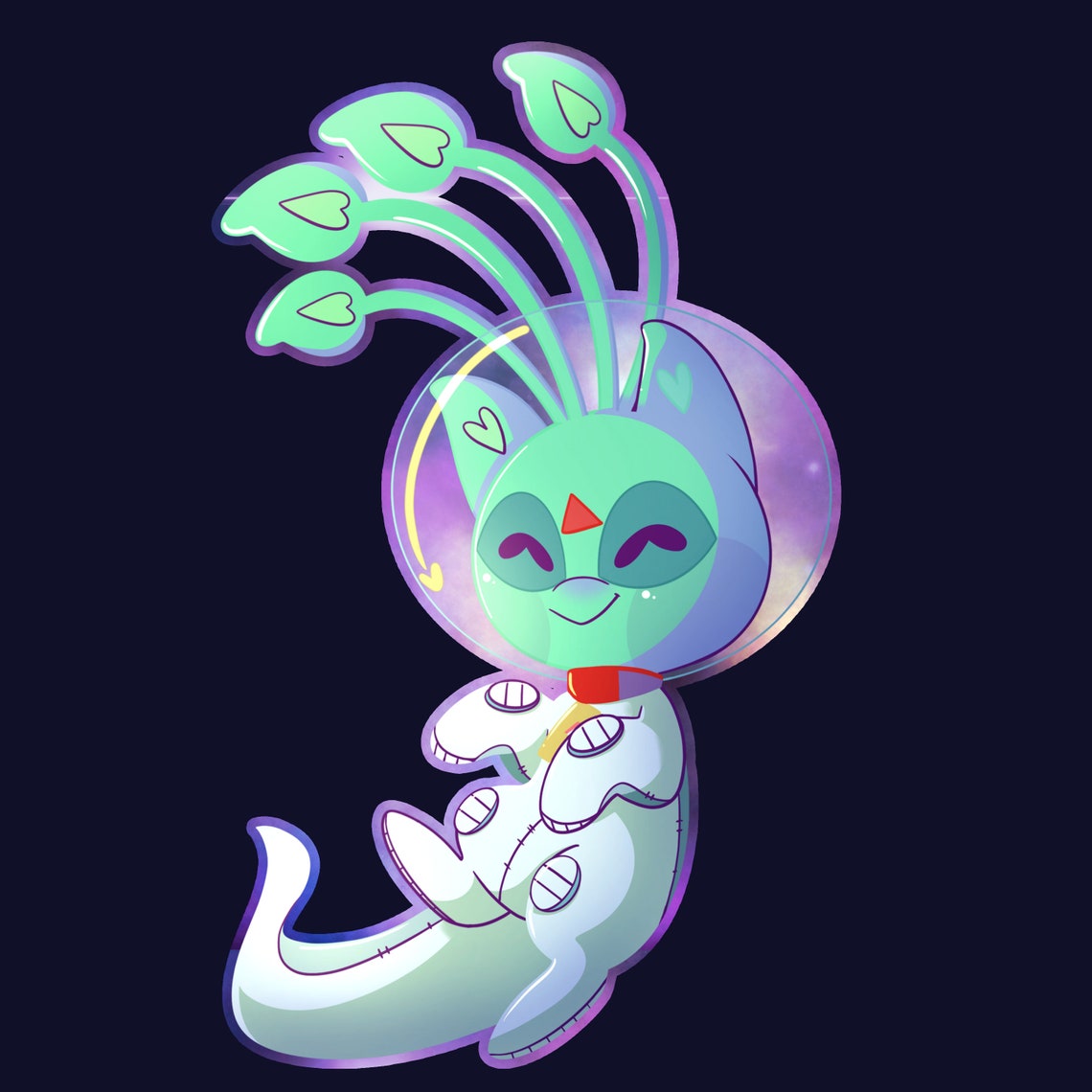 Neopets: Alien Aisha Sticker/magnet - Etsy