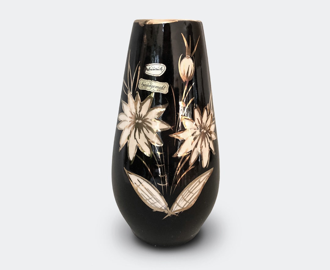 60s Foreign Vase "sunflowers" - Etsy