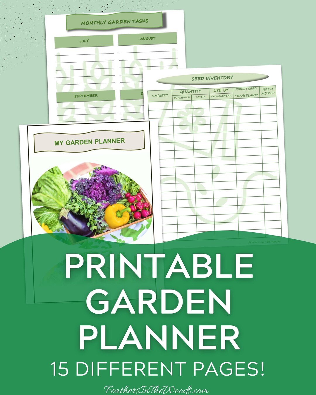 Garden Planner Printable Gardening Logbook Planting Gardening Log ...