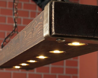 Rustic Light Fixture - Etsy