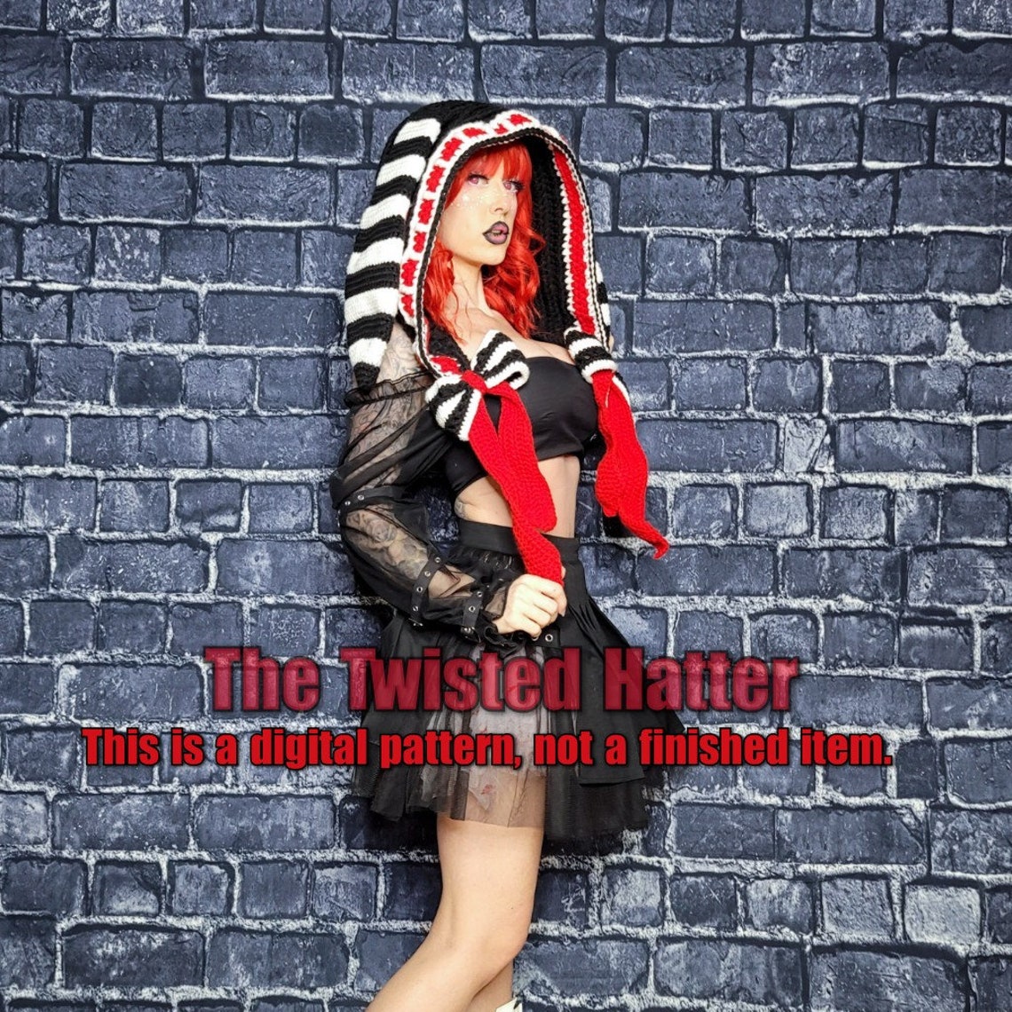 Kawaii Twisted Rabbit Hood Pattern. This is a Digital Pattern - Etsy