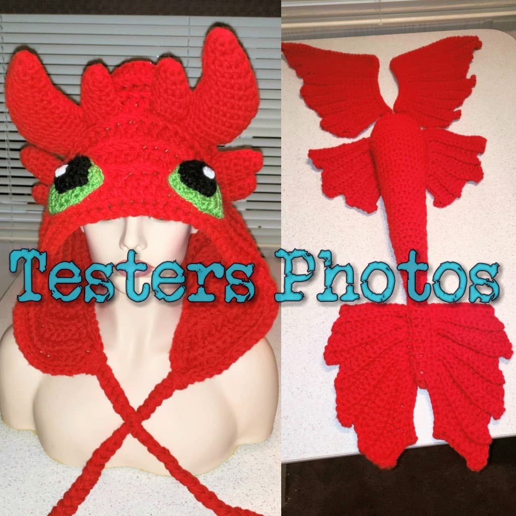 Luna Rae Dragon Hood PATTERN. Please Read Description Before - Etsy