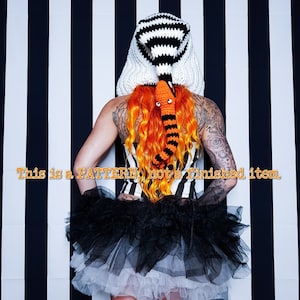 Bone Daddy Hood Crochet PATTERN this is a Digital Pattern, Not a ...