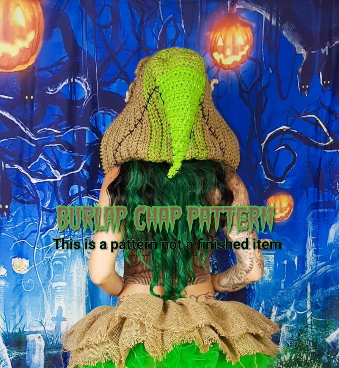 Burlap Chap Hood Crochet PATTERN this is Not a Finished Item - Etsy