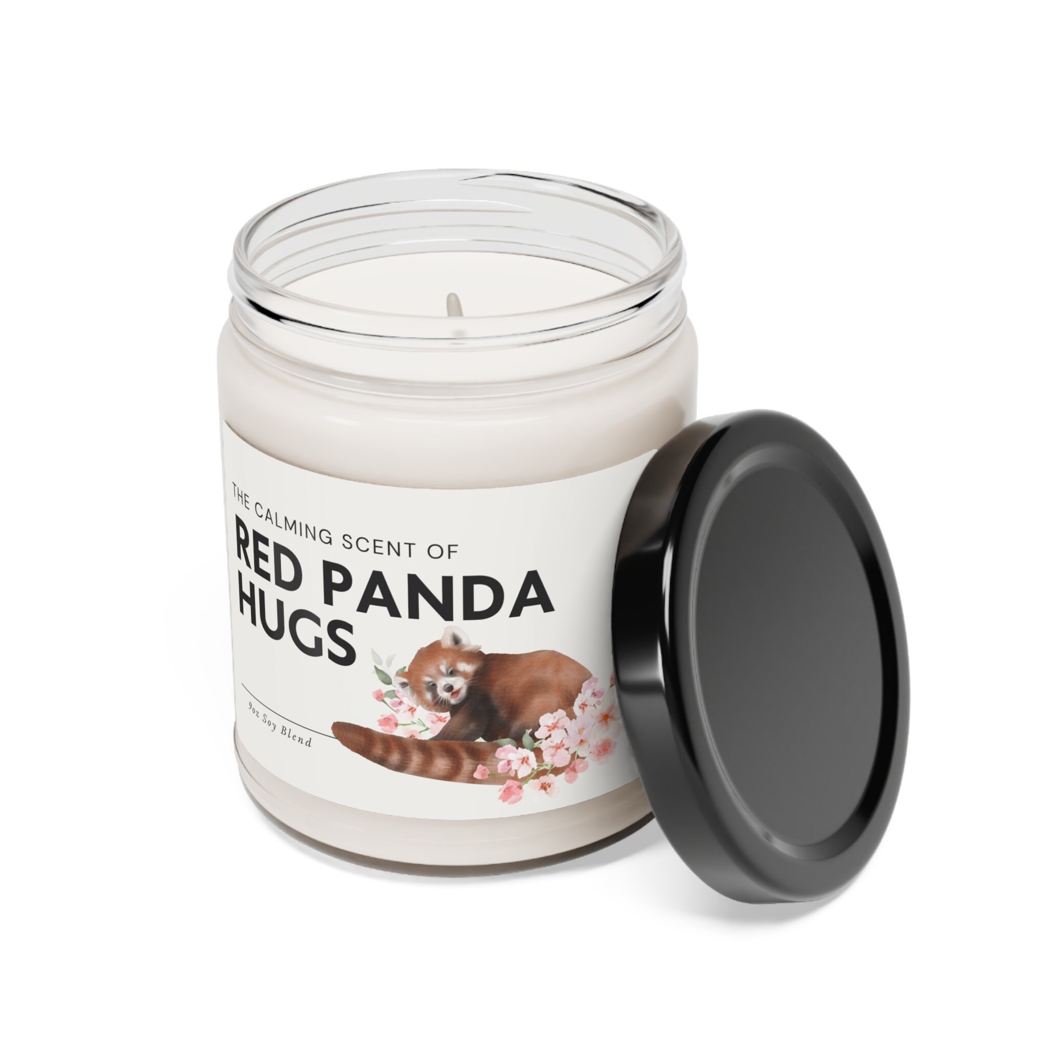 Calming Scent of Red Panda Hugs Candle, Funny Gift | Red Panda Gift ...