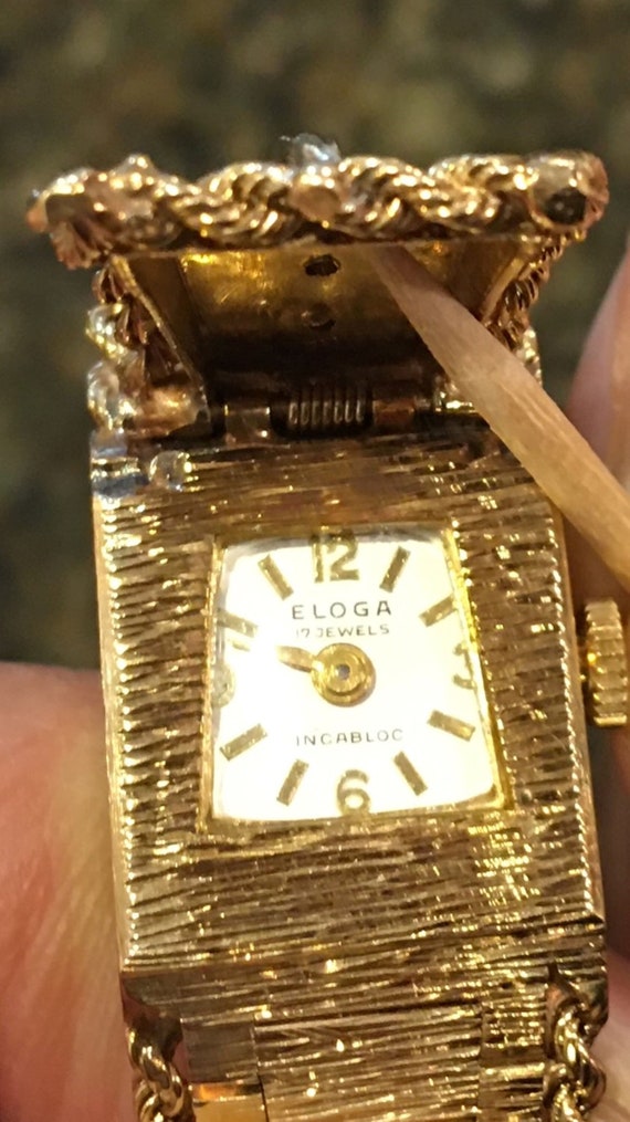 Eloga 14k Gold Ladies Watch - Gem