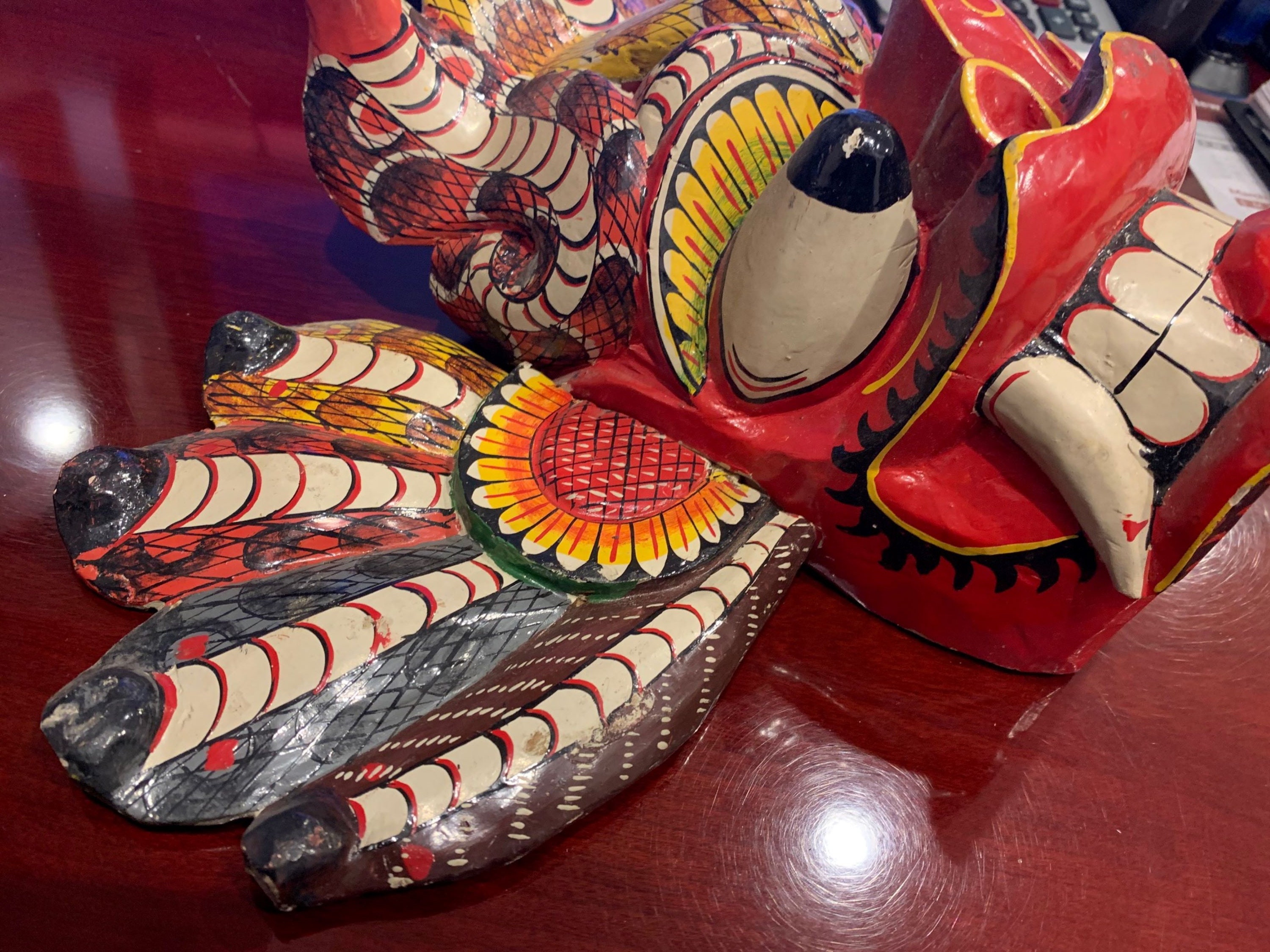 Sri Lankan Naga Rashka Mask - Etsy