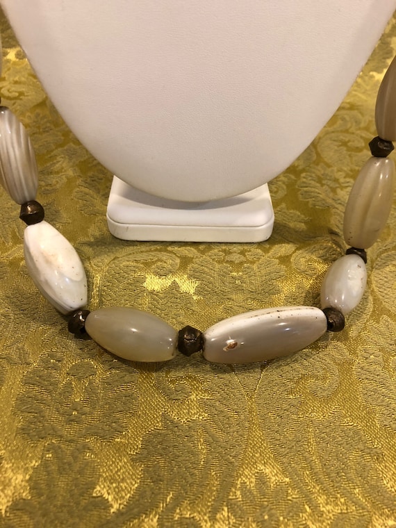 Antique Agate Necklace - Gem