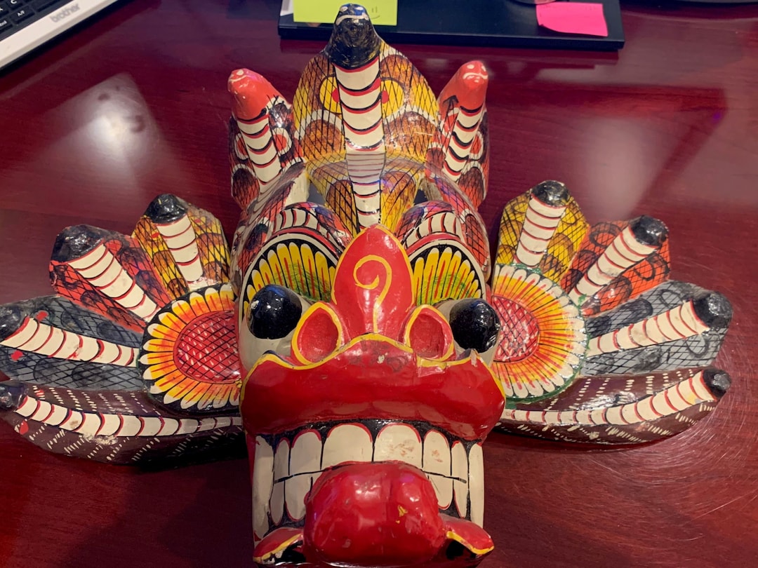 Sri Lankan Naga Rashka Mask - Etsy