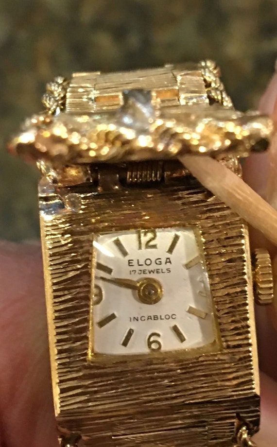 Eloga 14k Gold Ladies Watch - Gem