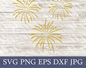 Fireworks decal | Etsy