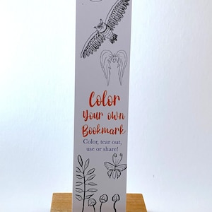 Color Your Own Bookmark Book - Etsy