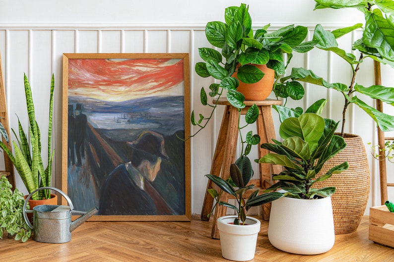 Edvard Munch Famous Painting Despair, Canvas Print, Evocative ...