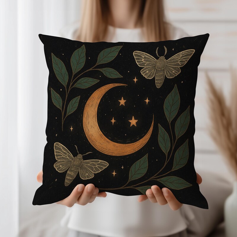 Lunar Night Pillow - Etsy