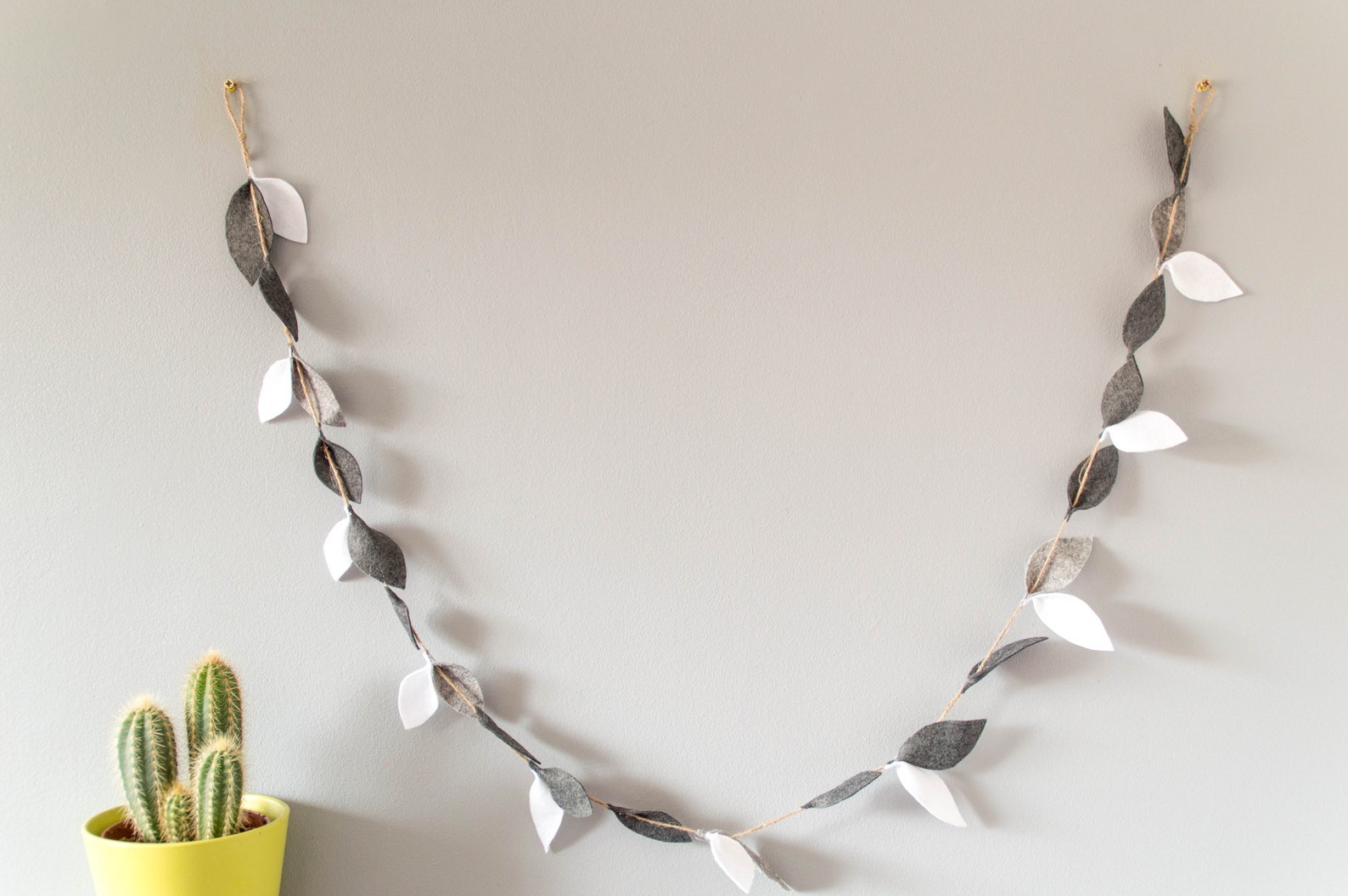 Felt Leaf Garland Leafy Nature Garland Kids Bedroom Decor | Etsy