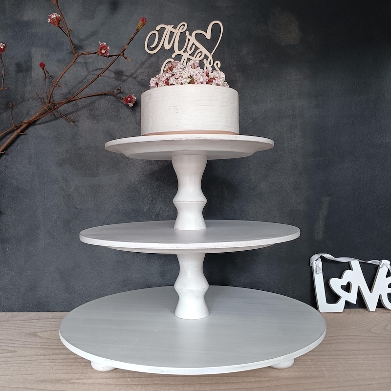 3 Tier Cake Stand - Etsy