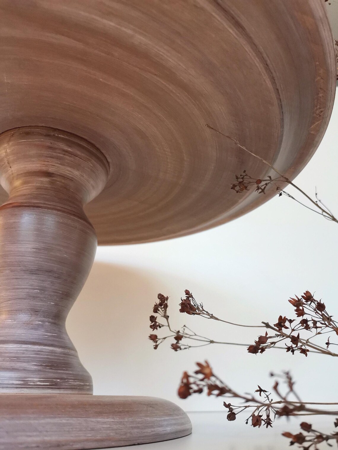 CAKE STAND Wood Large, Cake Plate, Cake Platter, Confectionery Pastry ...