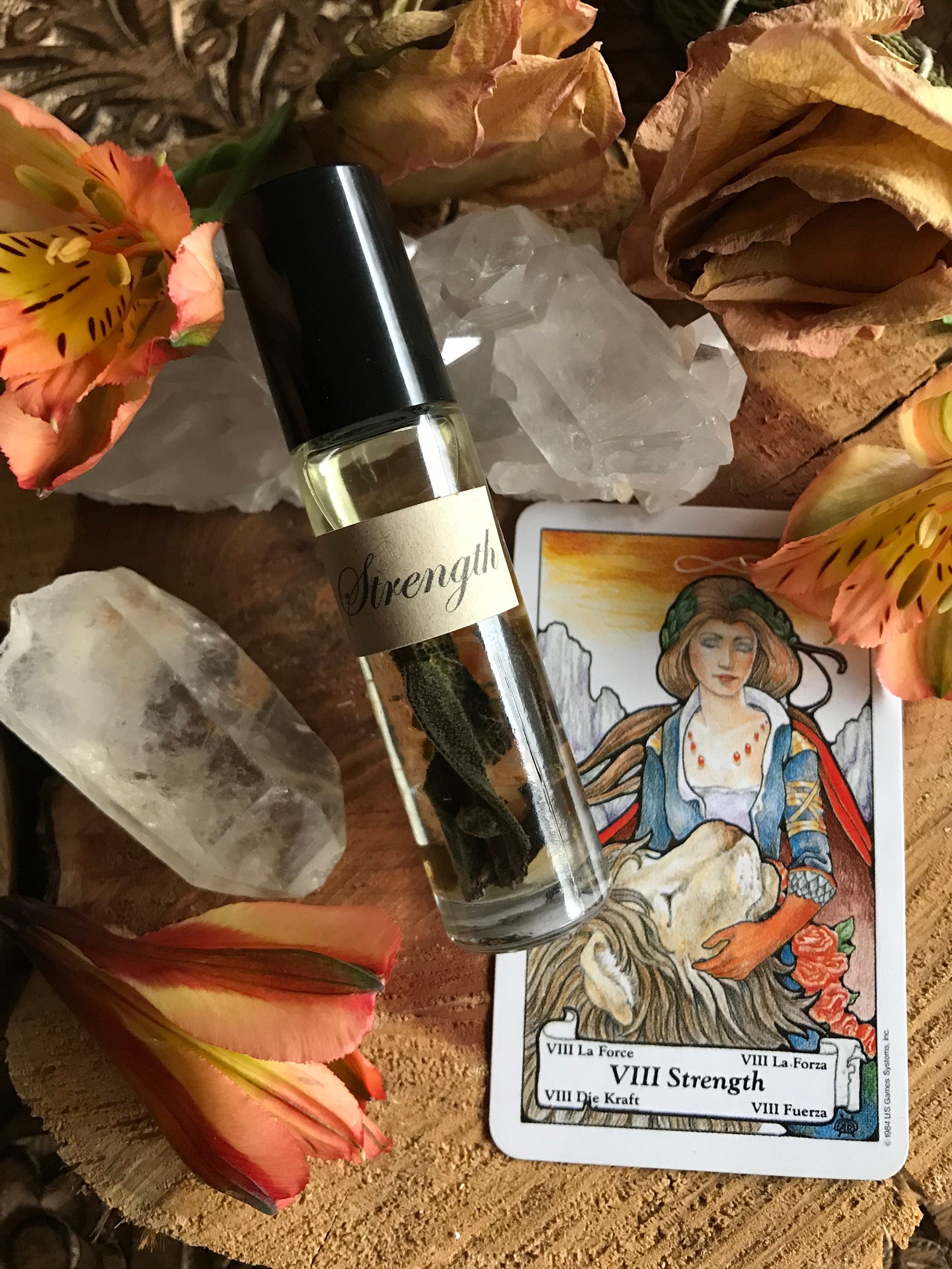 Parfums d'huile essentielle de carte de tarot - Etsy France
