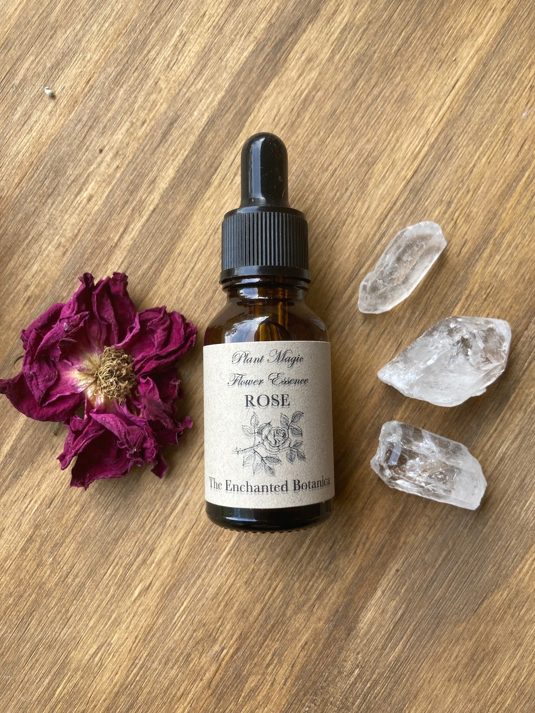 Esencia de flor de rosa Día de la madre Rosas Medicina - Etsy España