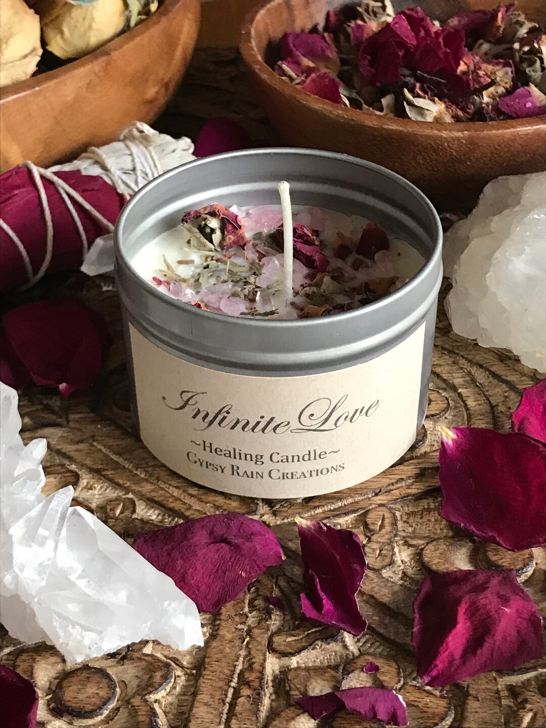 Infinite Love Ritual Candle * Self Love * Magic * Spell Candle * Gypsy ...