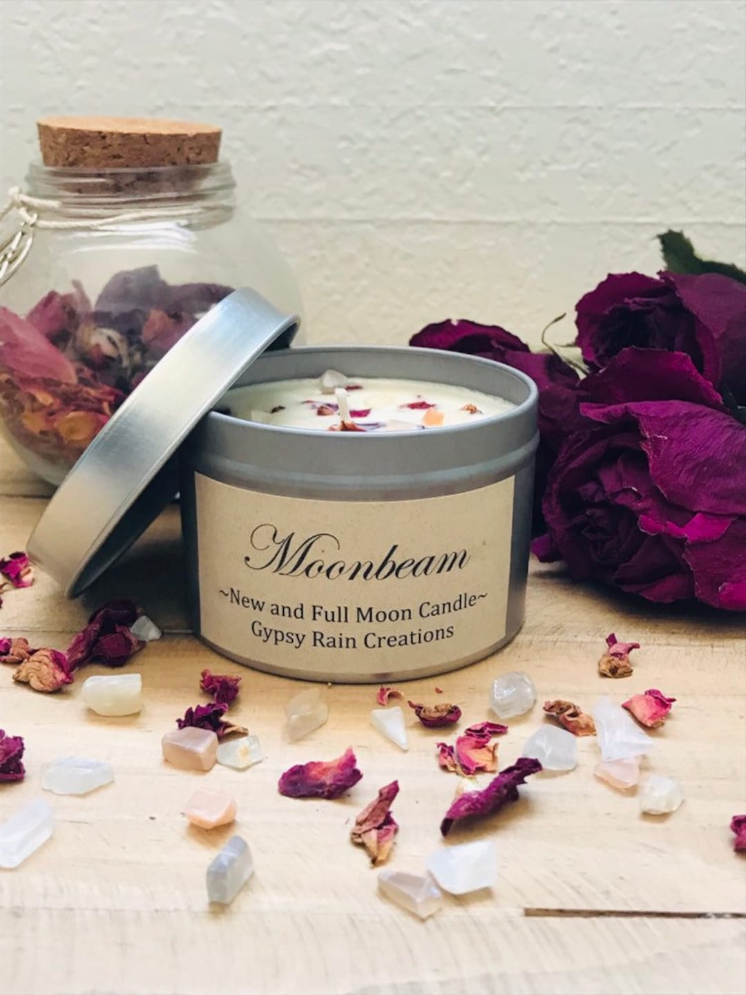 Moonbeam Essential Oil Candle * New Moon * Full Moon * Birthday ...