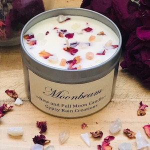 Moonbeam Essential Oil Candle * New Moon * Full Moon * Birthday ...