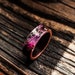 Pink Resin Ring for Women Nature Wood Resin Ring Makes - Etsy