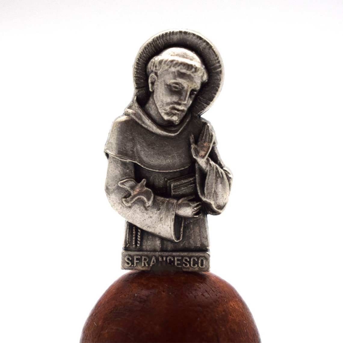 St Francis of Assisi pocket statue Mini Saint Statue for Car | Etsy