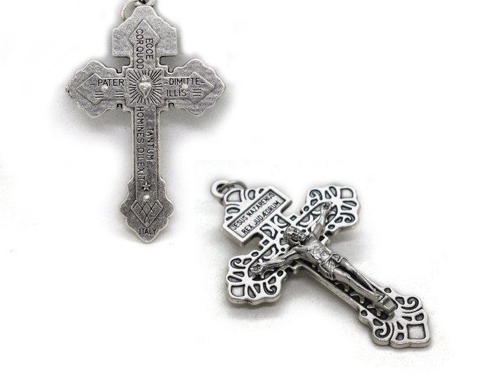 Pectoral Cross, Silver 925, Orthodox Cross, Priest Cross, Byzantine ...