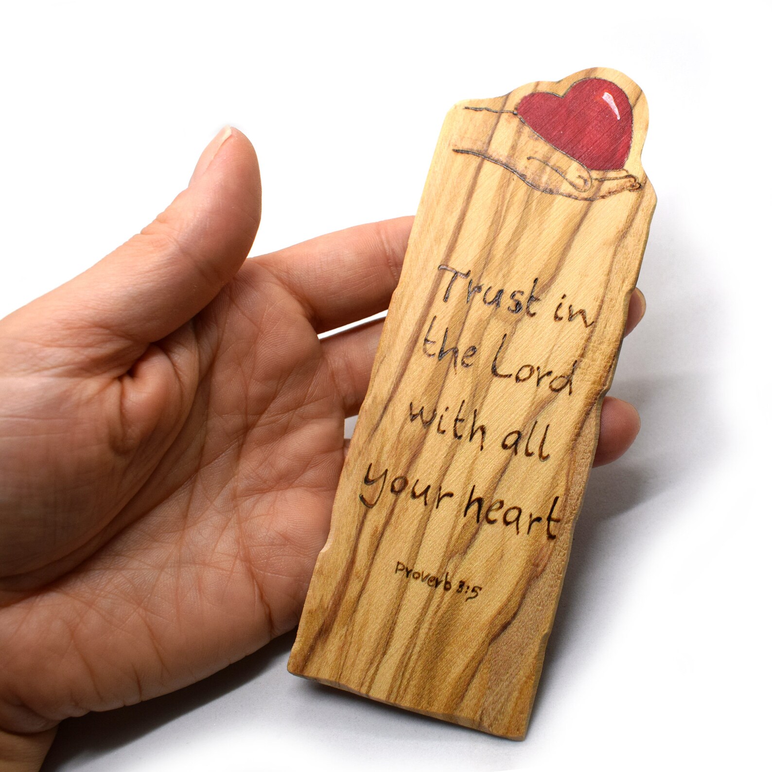 Bible Quote Bookmark Trust in the Lord With All Your Heart - Etsy Canada